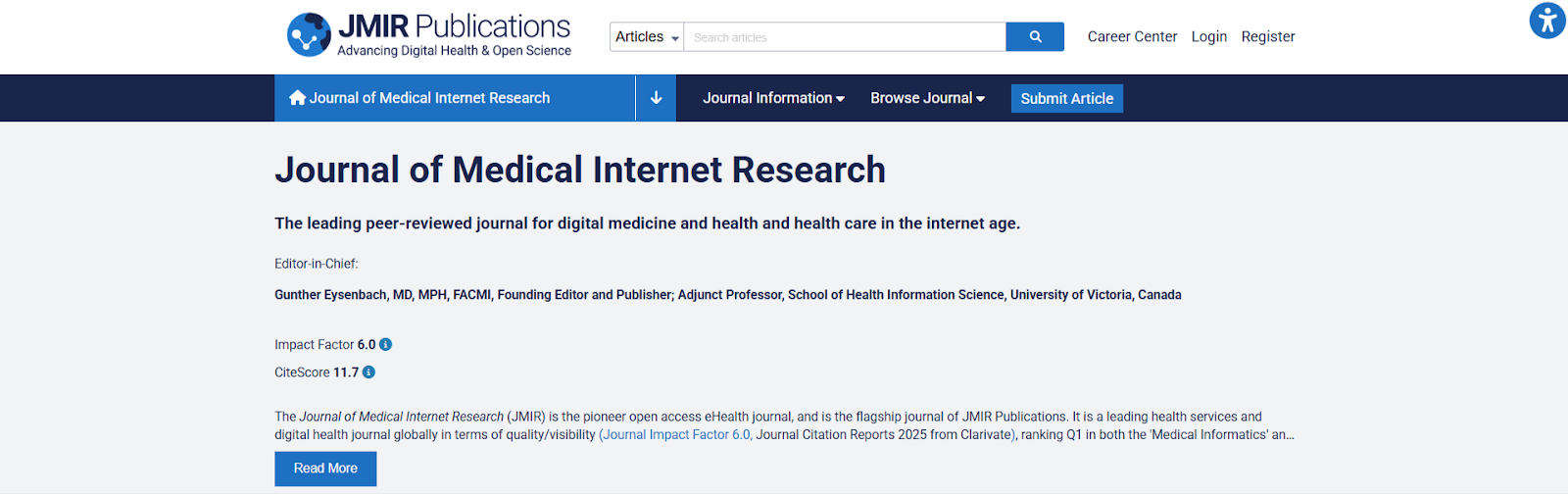 8 Proven Digital Health Journals for Publishing Breakthrough Research